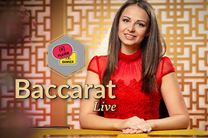 Evolution's Stellar Live Casino Baccarat Control Squeeze