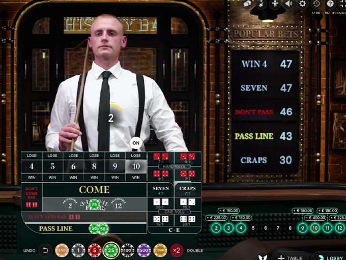 Live Casino Review, Strategy, and Tips: First Person Craps (Evolution ...